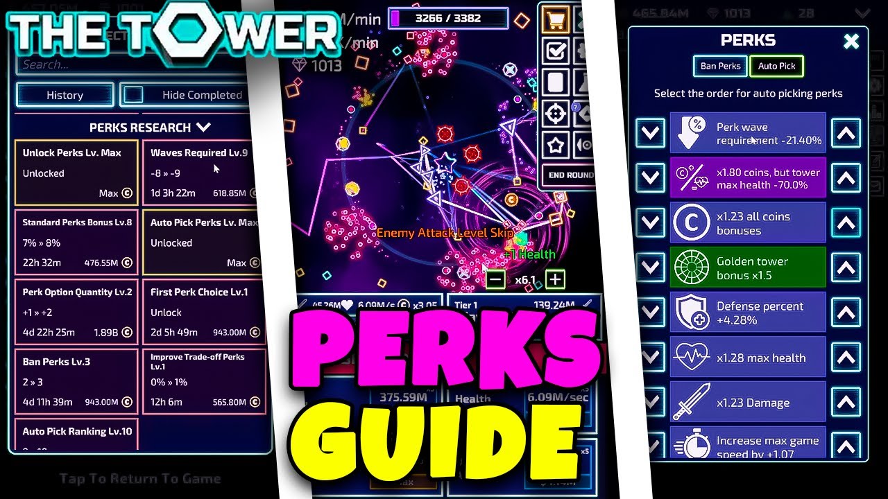 Perks Guide and Priority - The Tower - Idle Tower Defense Wiki and Guides