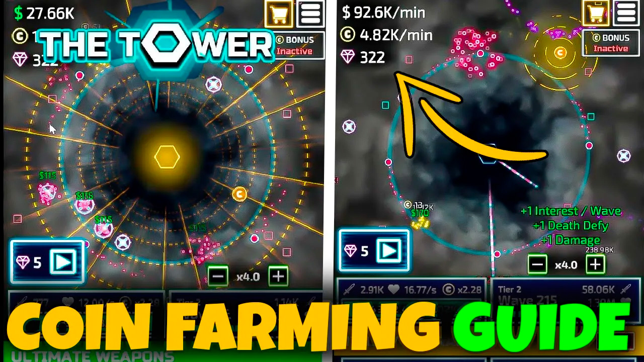 Ultimate Coins Farming Guide - The Tower - Idle Tower Defense Wiki and ...